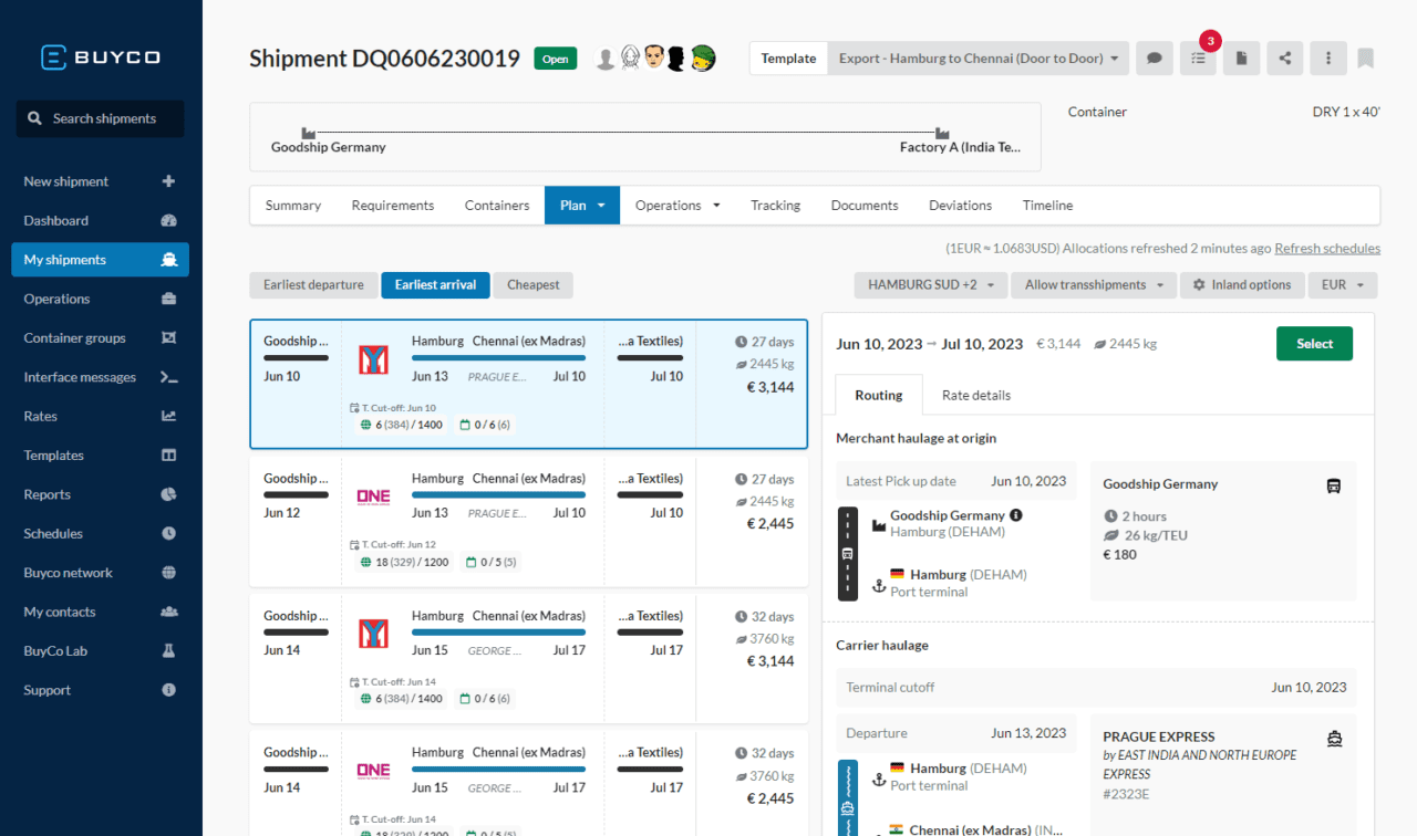 Request a Demo | BuyCo | Ocean Freight Software