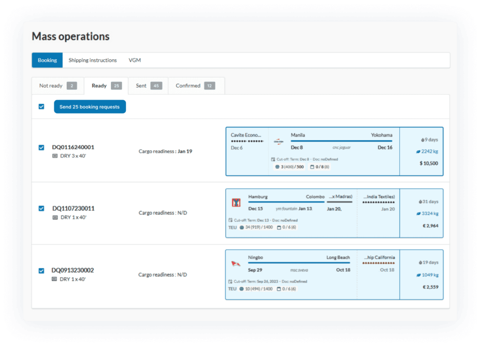 Ocean Freight Booking & Scheduling Software | BuyCo